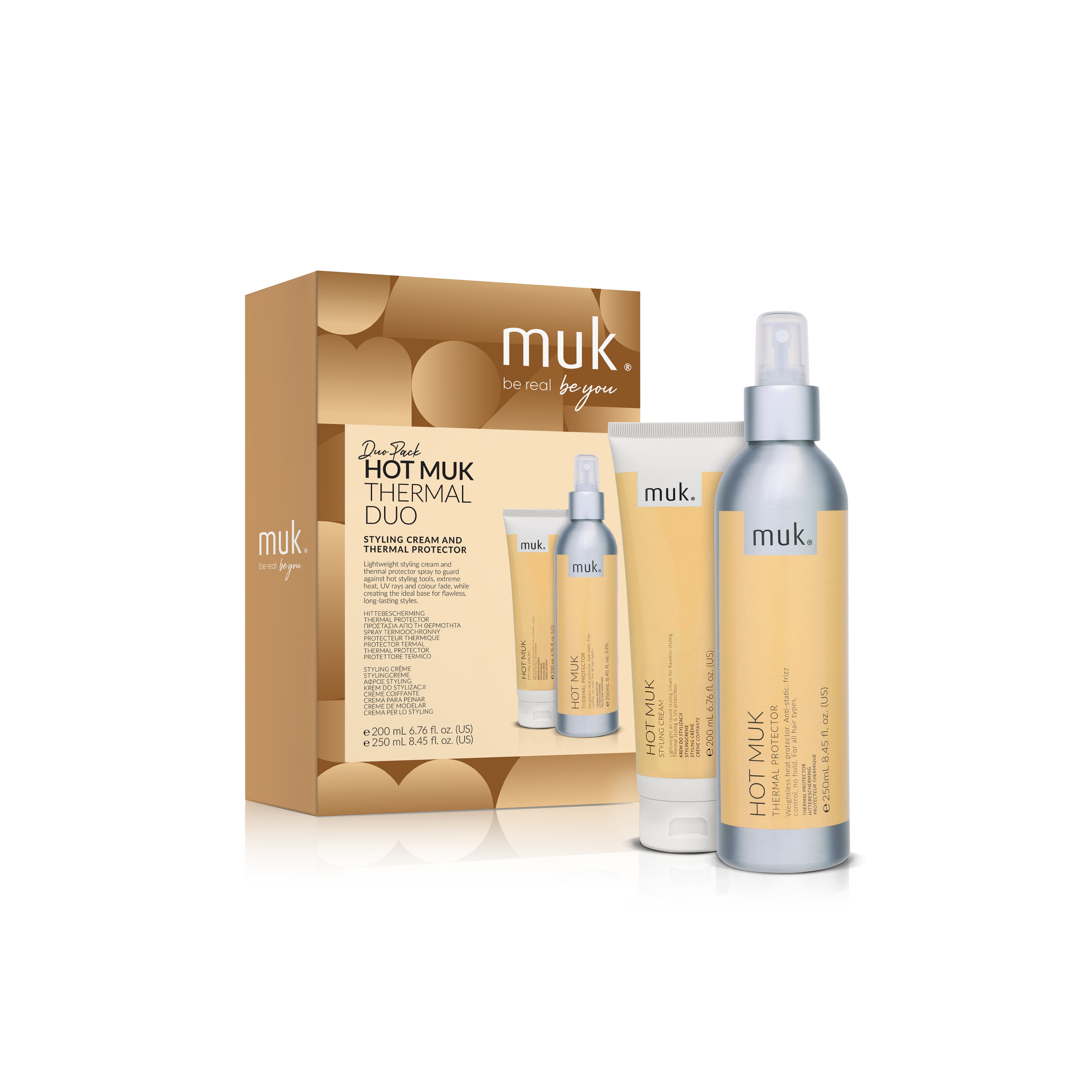 Hot Muk Thermal & Cream Duo Pack NEW 2025/26 Gift Packaging - Muk UK