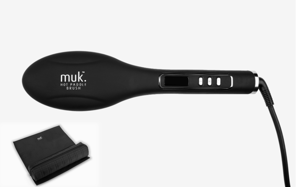 Limited Edition MUK HOT Paddle Brush + FREE Travel/Heat Mat - Muk UK